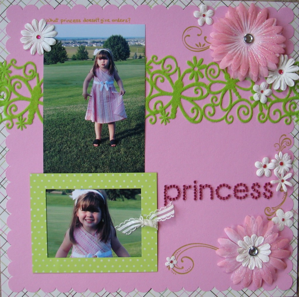 Princess Layout - Created by Wendy Kessler