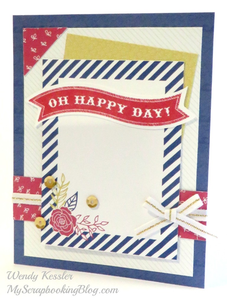 Oh Happy Day Card - Created by Wendy Kessler