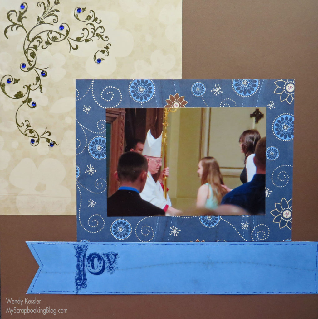 Confirmation Layout - Created by Wendy Kessler