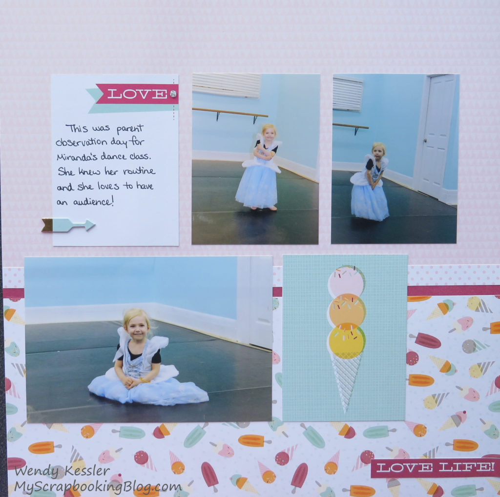 Love Life Ballet Layout - Created by Wendy Kessler