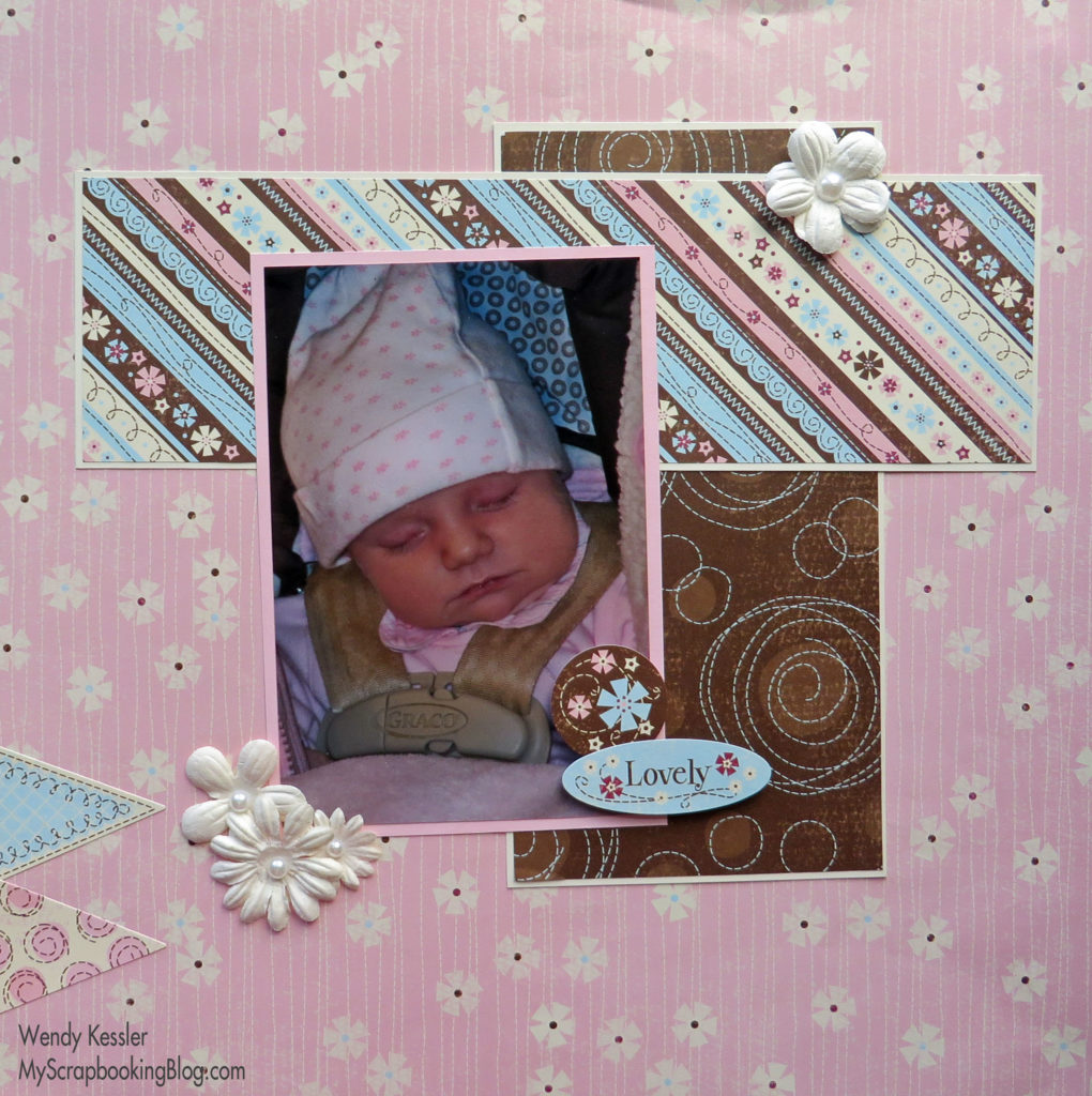 Lovely Baby Layout - Created by Wendy Kessler