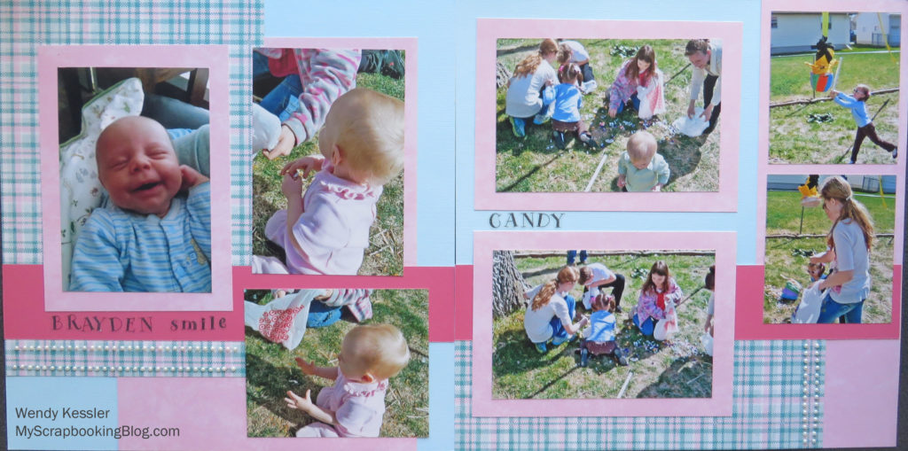 Easter Layout - Created by Wendy Kessler