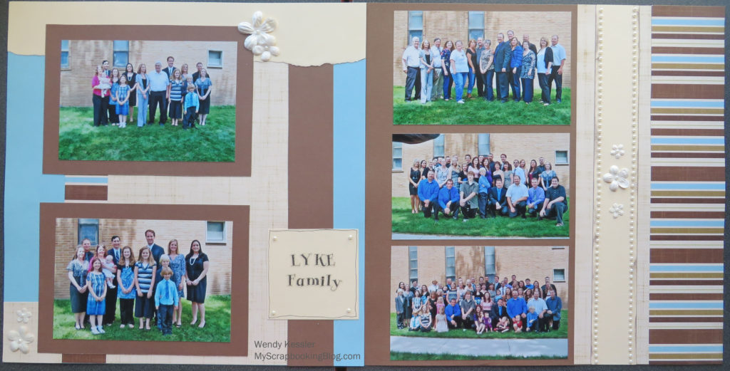 Lyke Family Layout - Created by Wendy Kessler