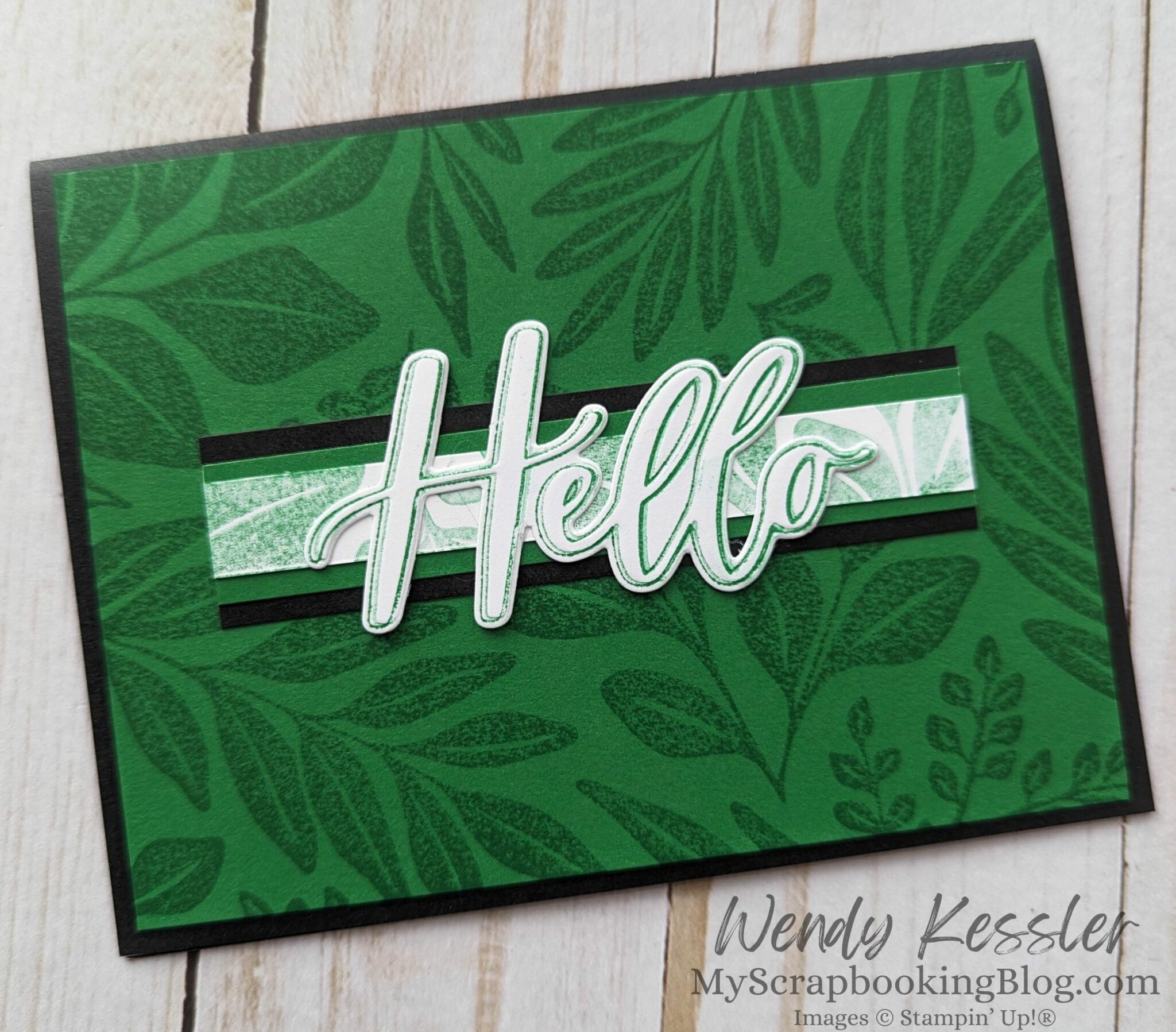 Hello Card - Created by Wendy Kessler